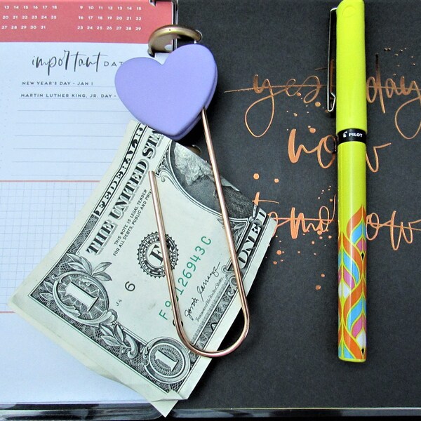 Paper Clip Bookmark - Etsy