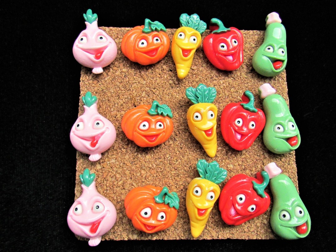 15 Goofy Veggie Push Pins, Weird and Quirky White Elephant Christmas ...