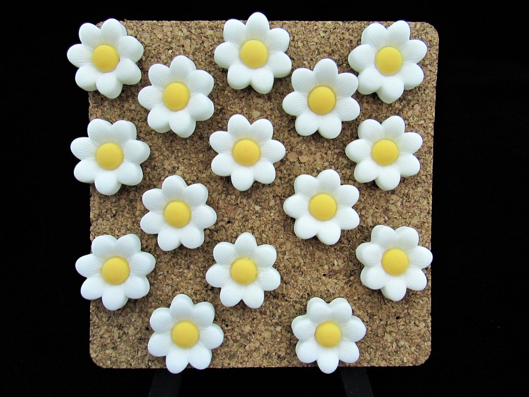 15 Cute Daisy Push Pins Mix & Match Push Pins to Customize Your Set ...