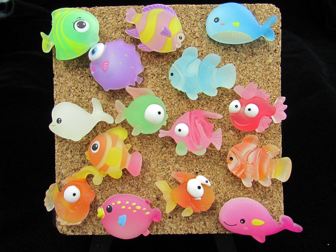 15 Tropical Fish Push Pins Ocean Beach Theme Classroom - Etsy