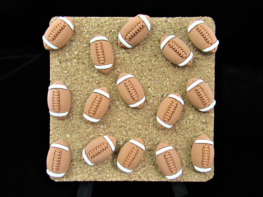 15 Football Push Pins, Athletic Dorm Room Decor, Mix & Match Push Pins ...