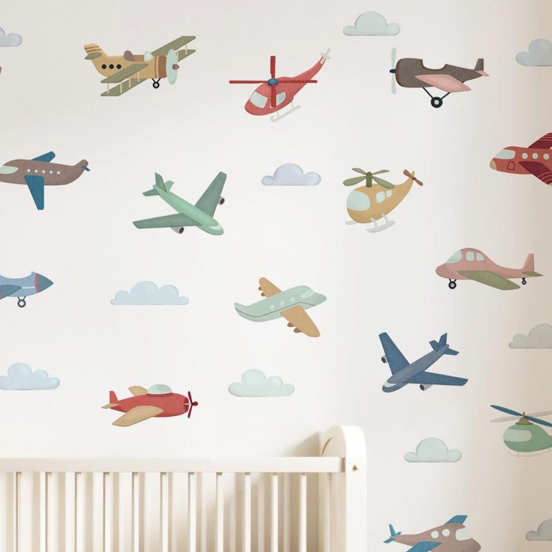 Airplane Wall Decor Kids - Etsy UK