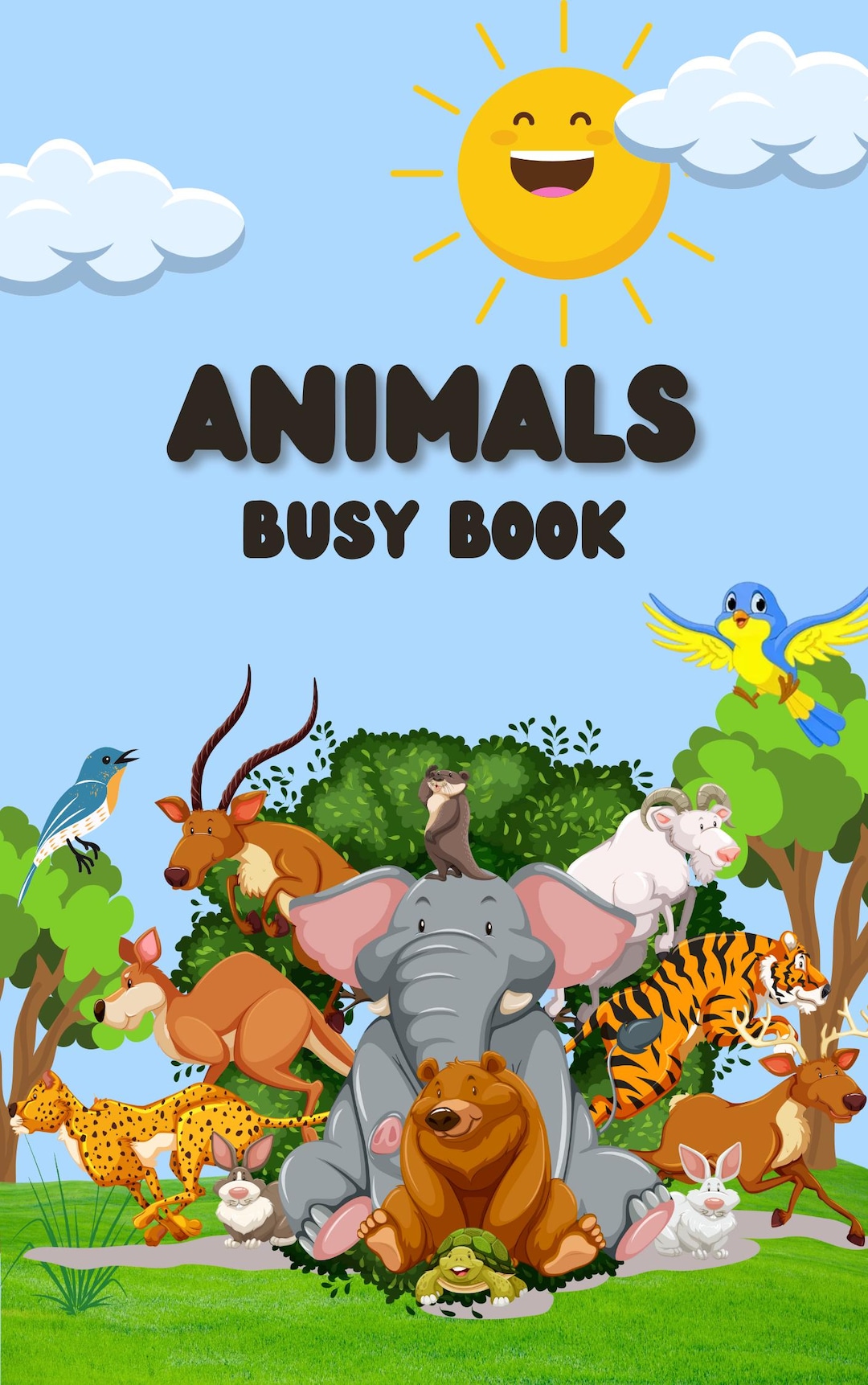 ANIMALS BUSY BOOK - Etsy