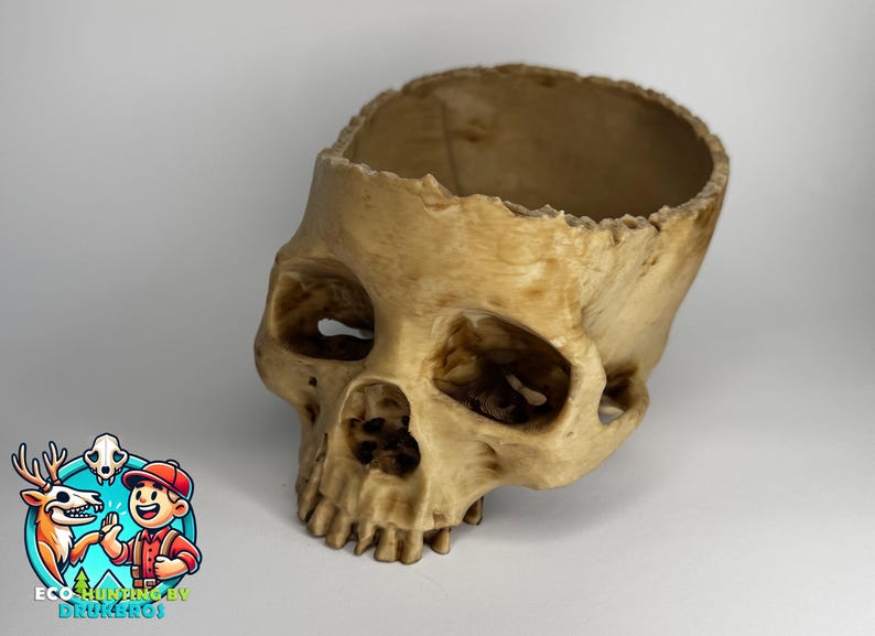 Realistic Human Skull Bowl – Highly Detailed Gothic Décor, Halloween ...