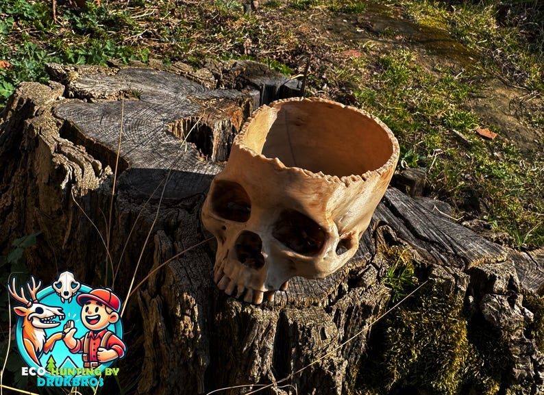 Realistic Human Skull Bowl – Highly Detailed Gothic Décor, Halloween ...