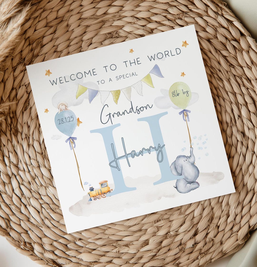 New Grandson Card | Welcome to the World New Baby Grandson ...
