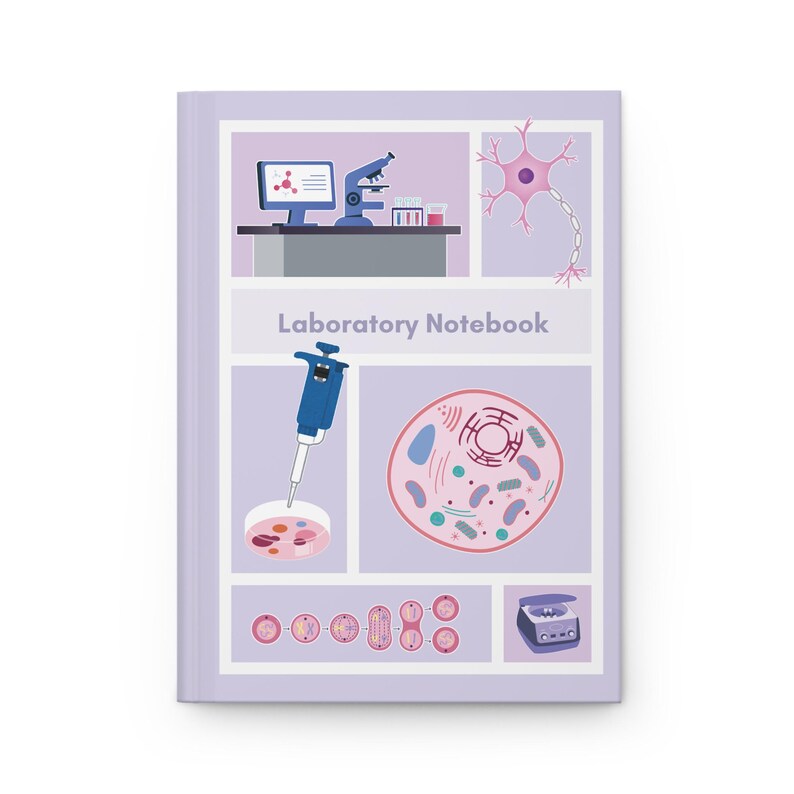 Premium Matte Hardcover Lab Notebook. Biology Edition. - Etsy