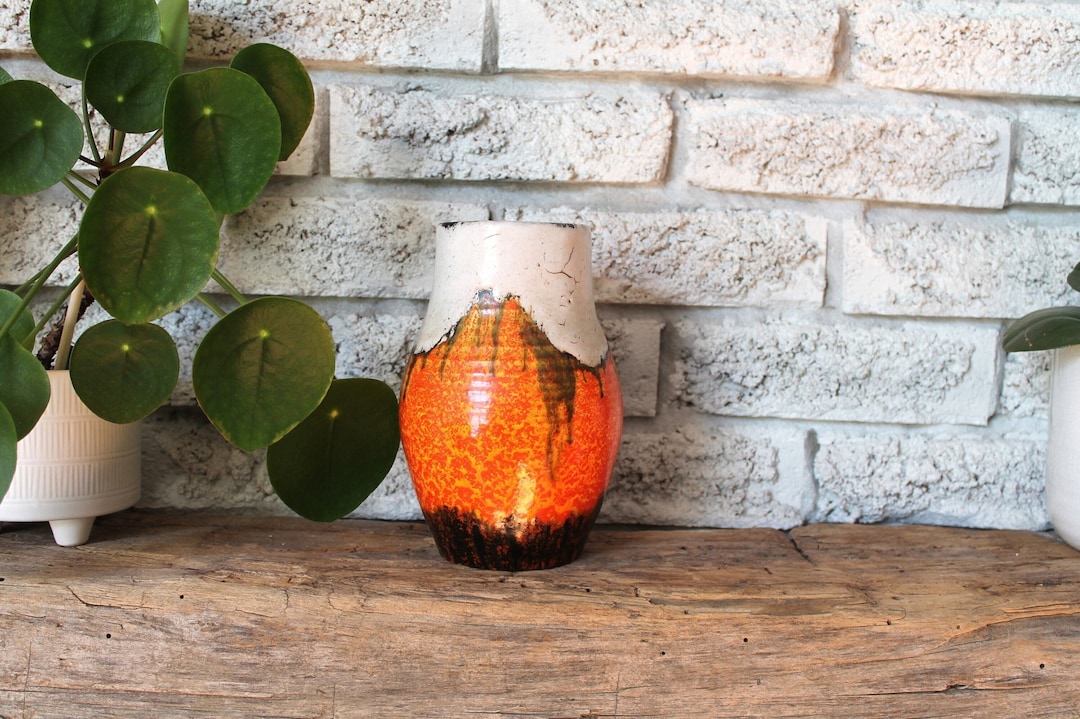 Royal Fenton Ware Ming Vase England Vintage Pottery Vase Fat Lava 36 - Etsy