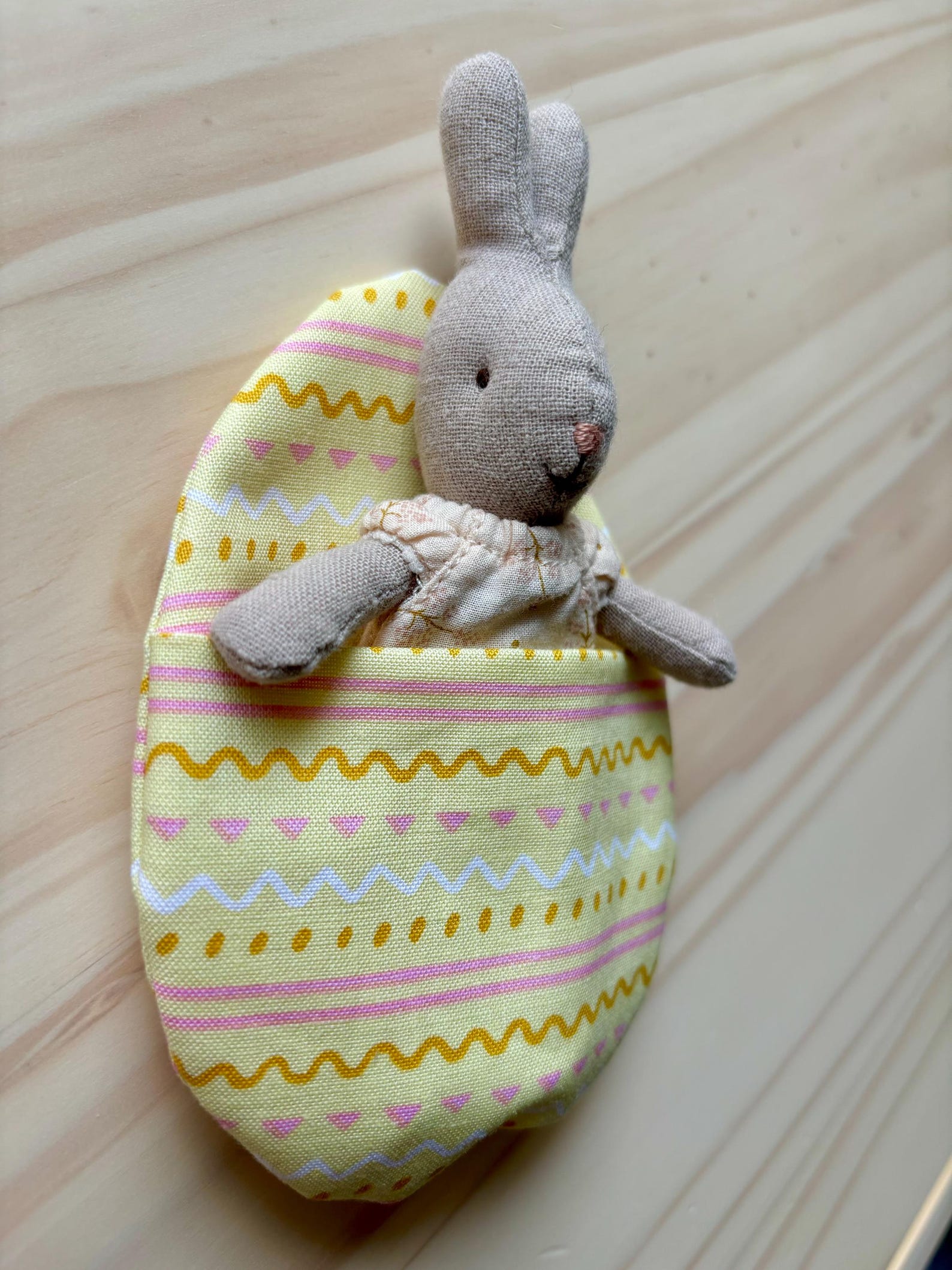 Fabric Egg Pocket, Easter Egg Pouch - Etsy