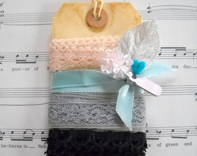 Charming Vintage Inspiration Lace Trim Tag Kit Alice in Wonderland - Etsy