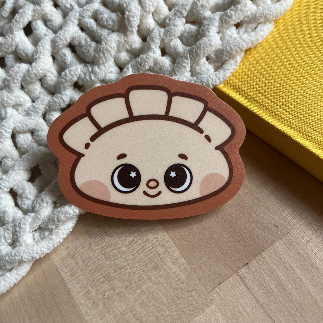 Dumpling Vinyl Die Cut Sticker | Asian Food Chinese Taiwanese Japanese ...