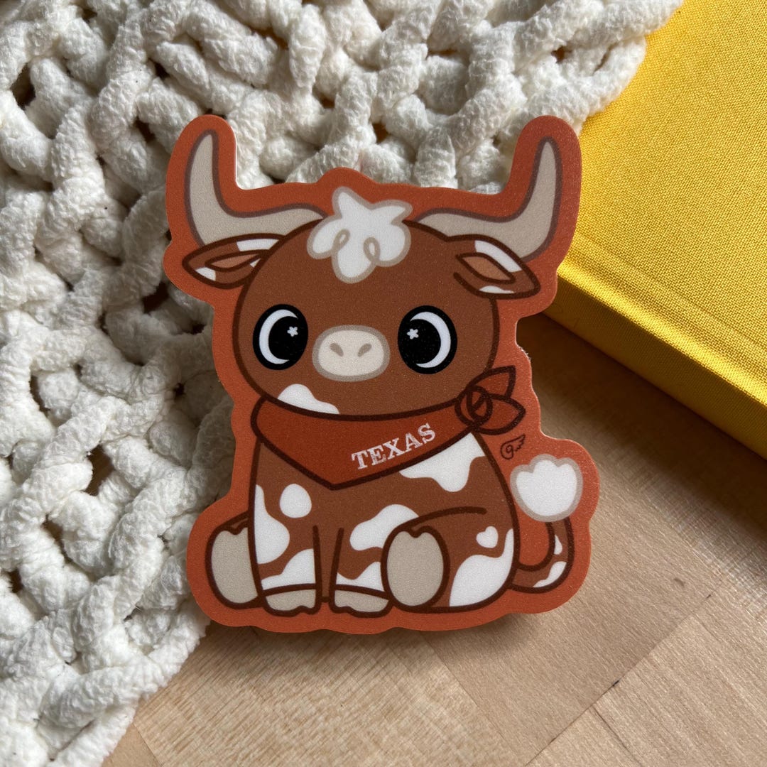 UT Longhorn Bevo Vinyl Die Cut Sticker | University of Texas Hook Em ...