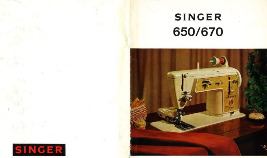 Singer 650-670 User Manual PDF - Etsy