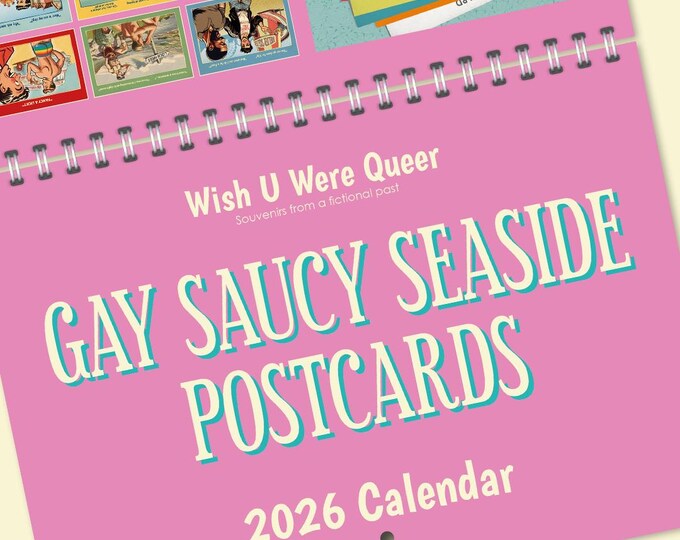Wall Calendar: Gay "saucy Seaside Postcards" 2026 - Etsy UK