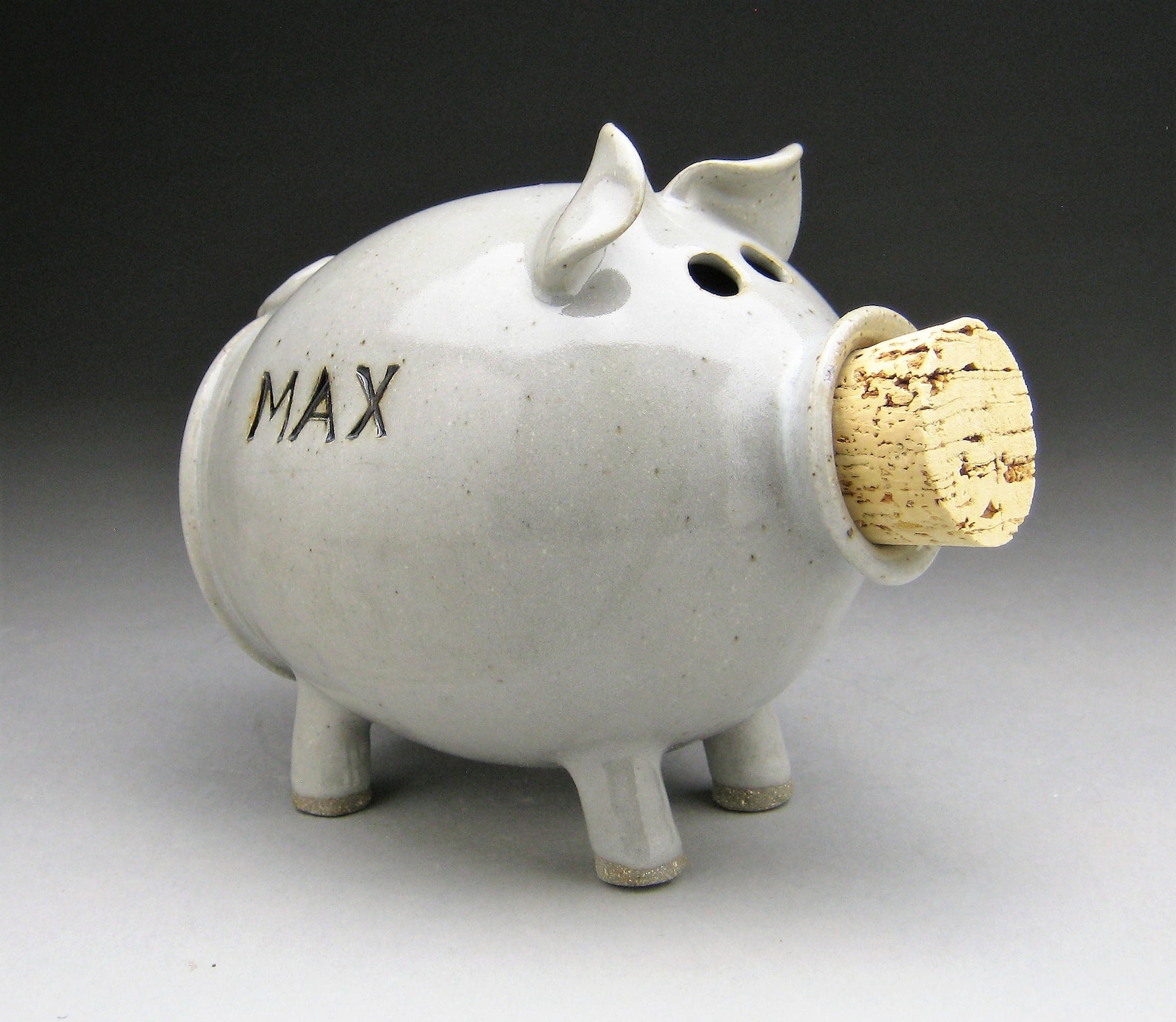 Personalized Ceramic Piggy Bank - Etsy