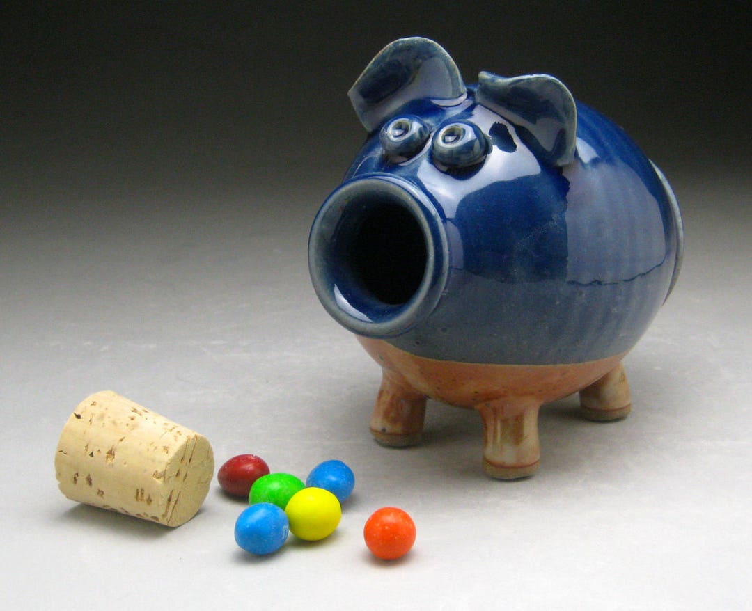 Handmade Ceramic Sugar Pig - Sugar Jar - Candy Dispenser - Made to ...