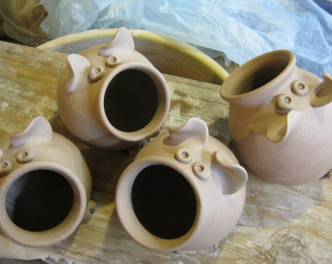 Ceramic Piggy Sugar Jar / Salt Pig - Made to Order - Etsy