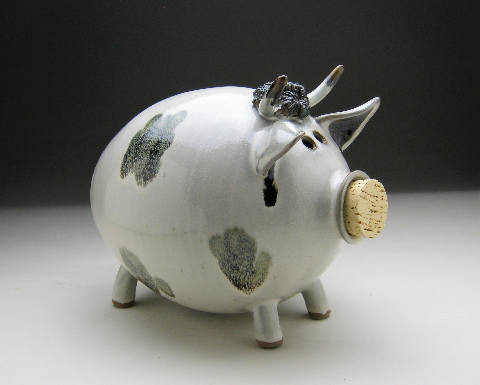 Large Bull Piggy Bank Made to Order - Etsy