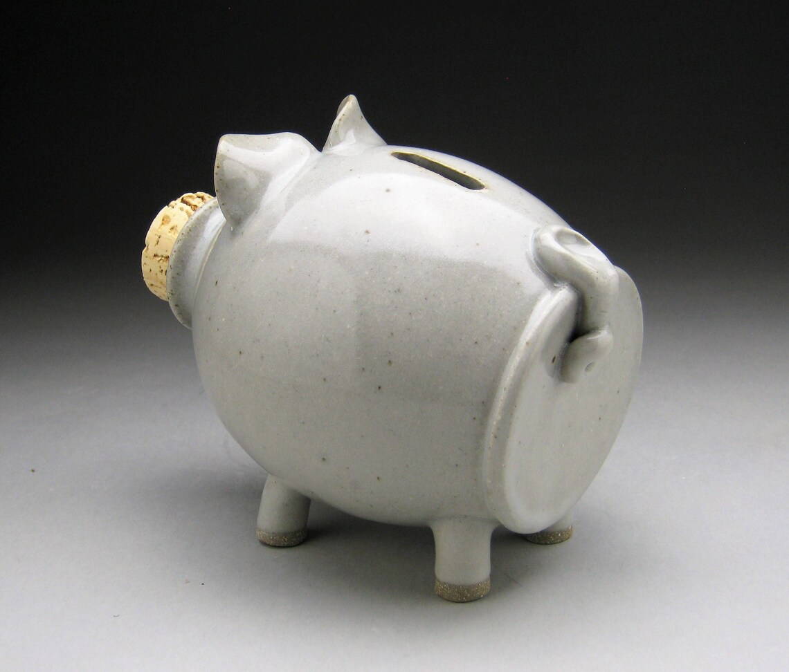 Personalized Ceramic Piggy Bank | Etsy
