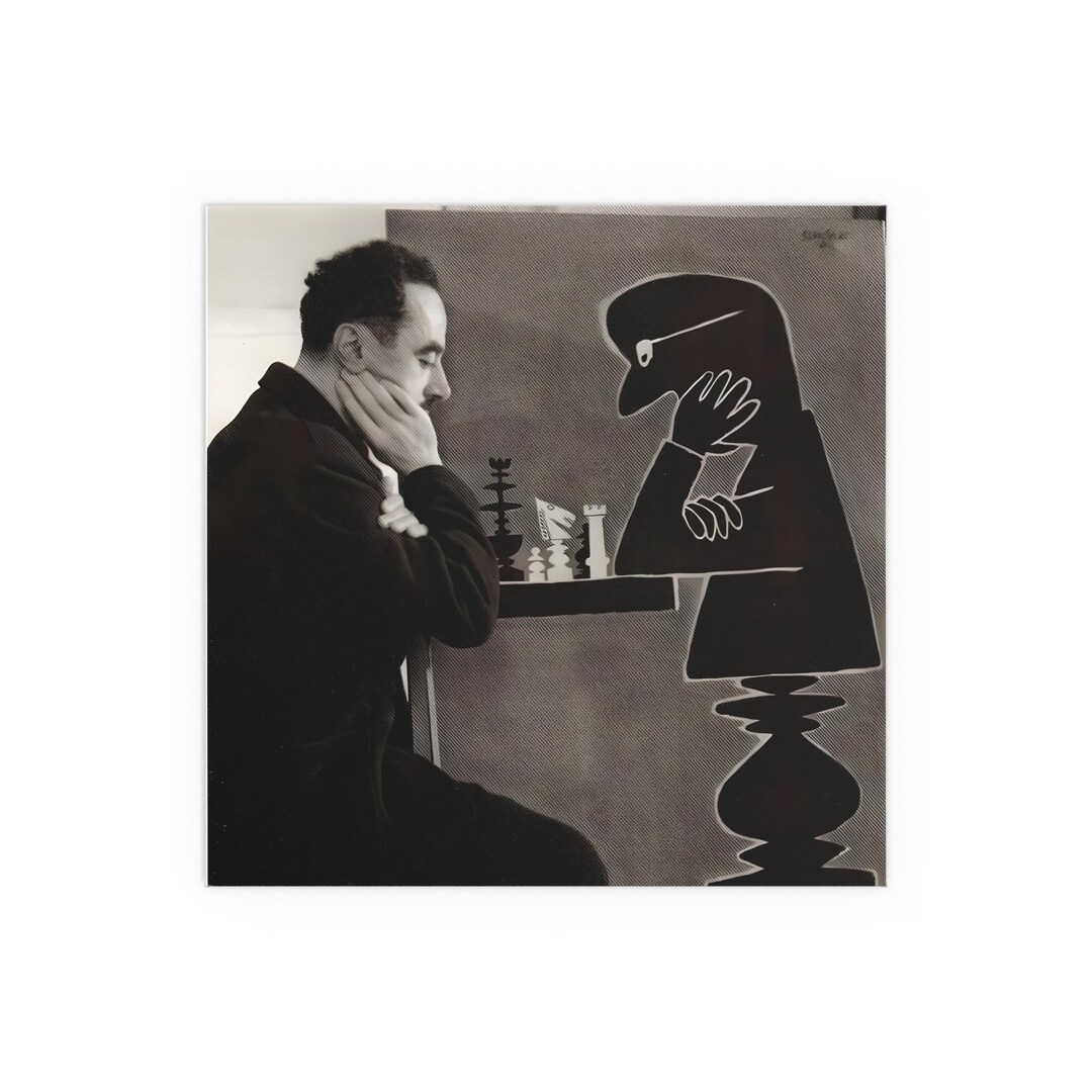 Abstract Chess Silk Poster: Gaming Room Art Print - Etsy