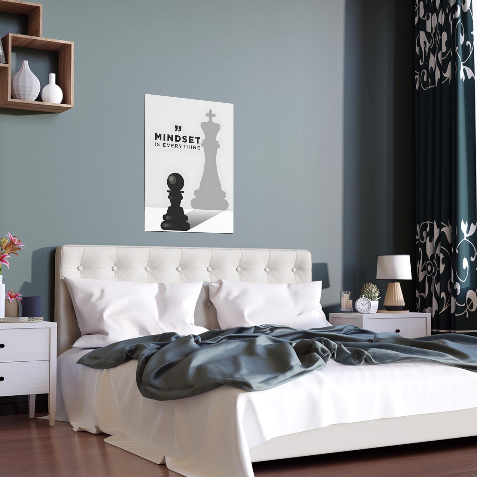 Chess Poster, Motivational Discipline Chess Poster, Wall Art, Home ...