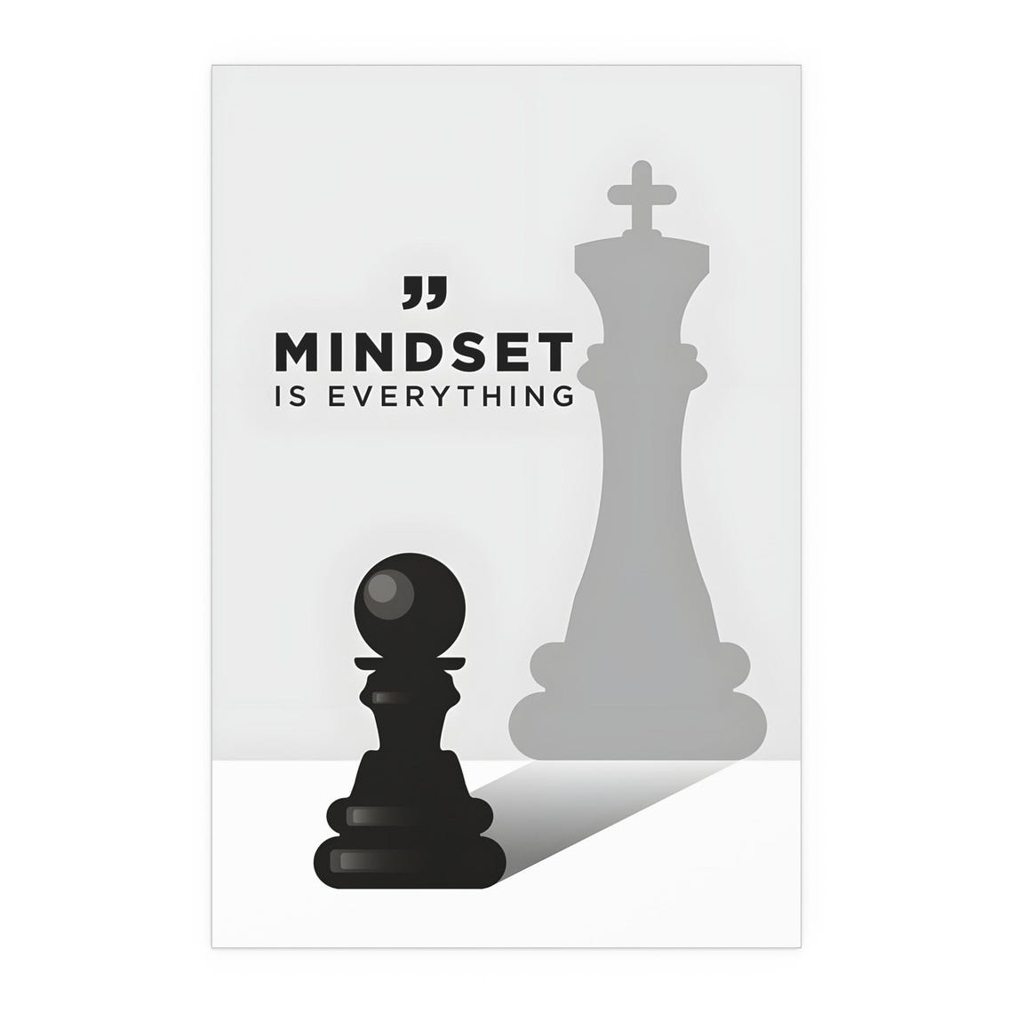 Chess Poster, Motivational Discipline Chess Poster, Wall Art, Home ...