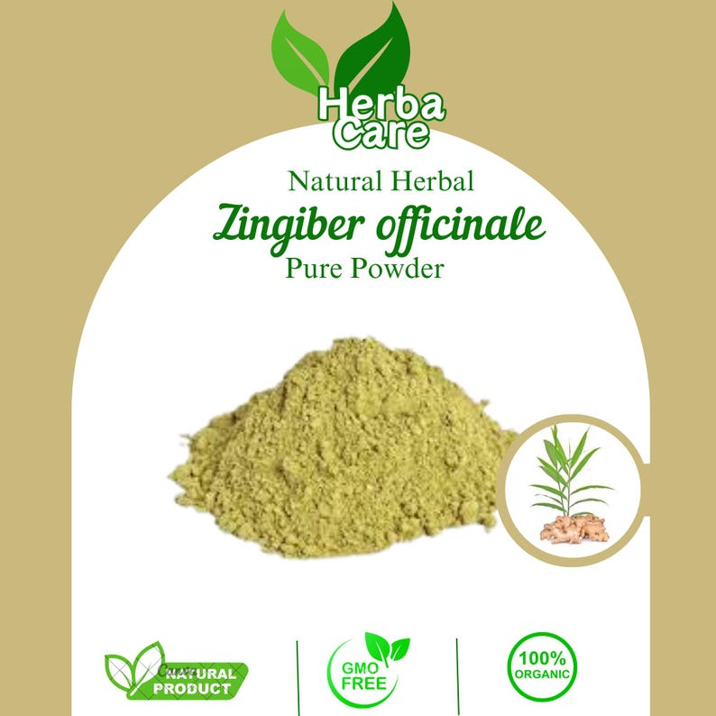 Organic Ginger Powder, Zingiber Officinale, Natural Spice - Etsy