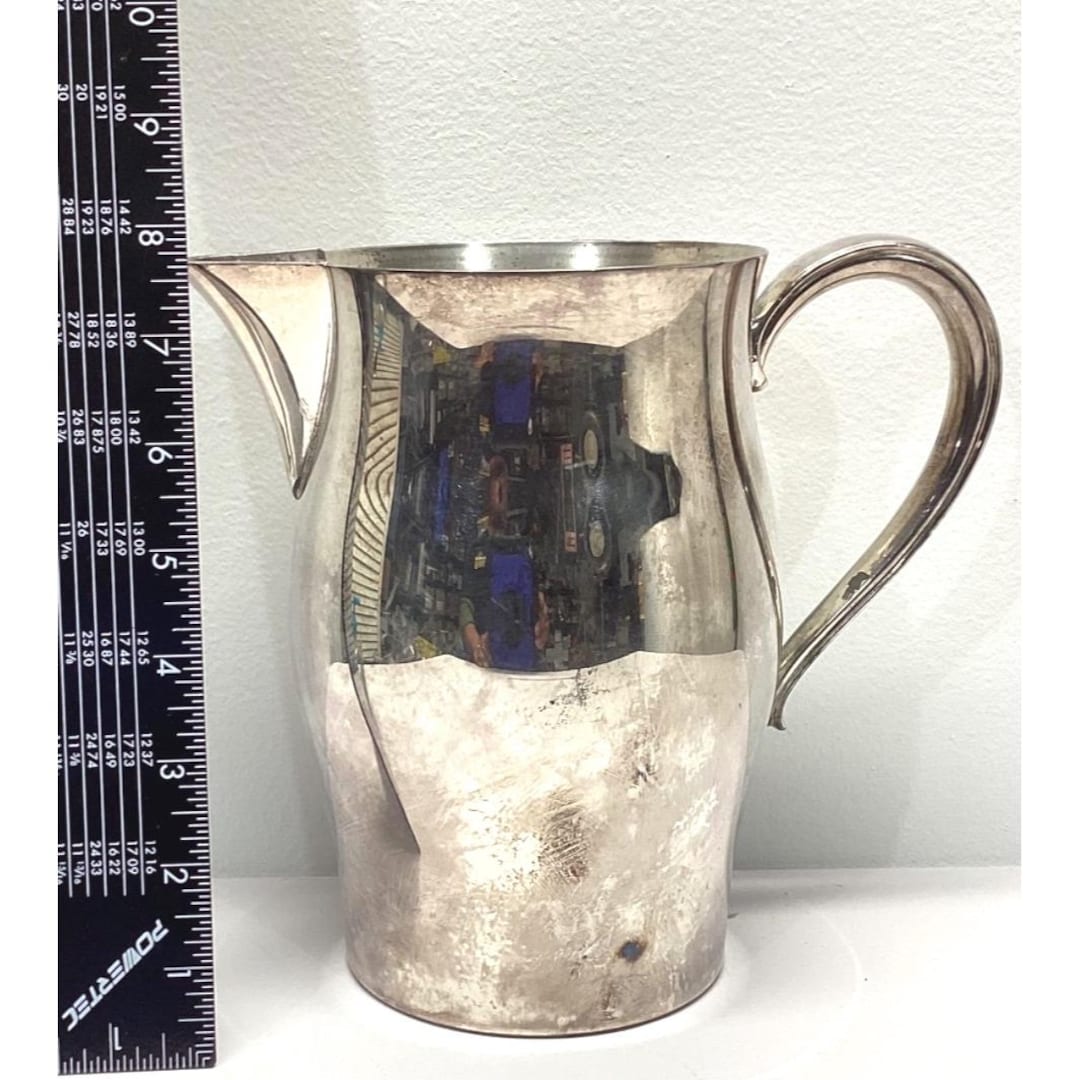 Vintage WM Rogers Paul Revere Reproduction Silverplate Water Pitcher 8 ...
