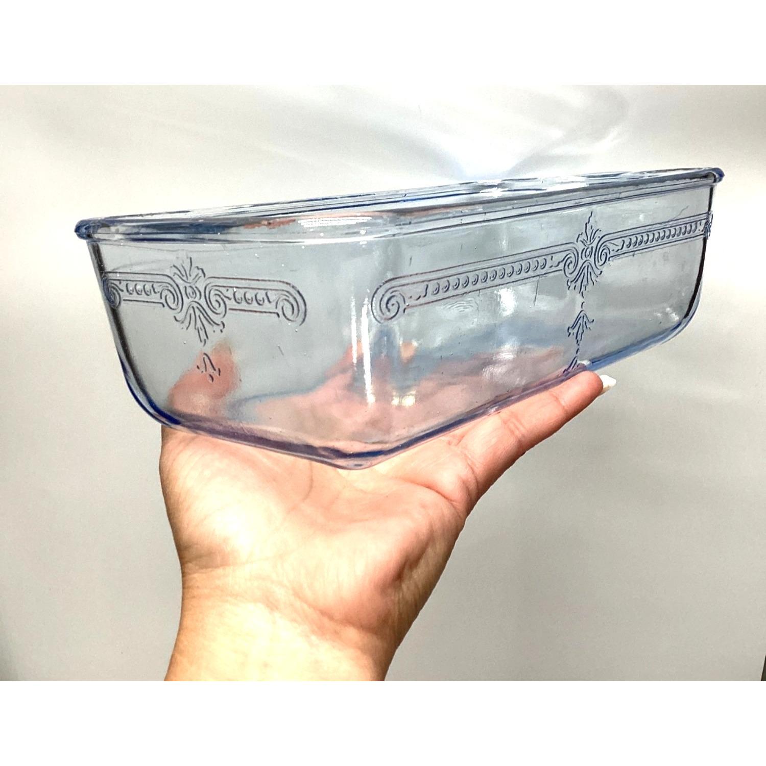 Vintage 1940s Fire King Philbe Pattern Sapphire Blue Depression Glass ...