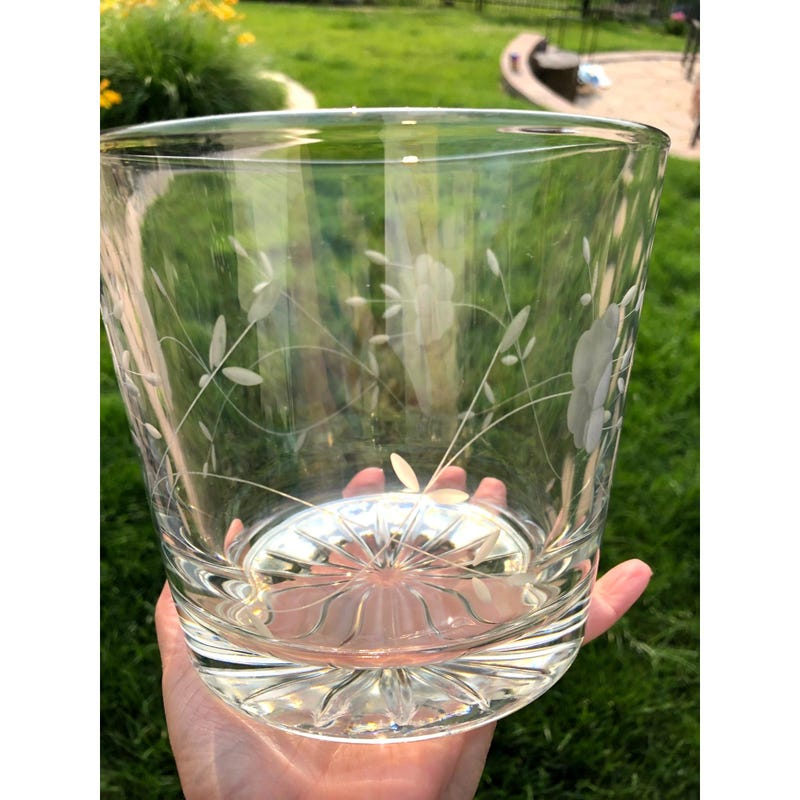 Princess House Etches Vase - Etsy