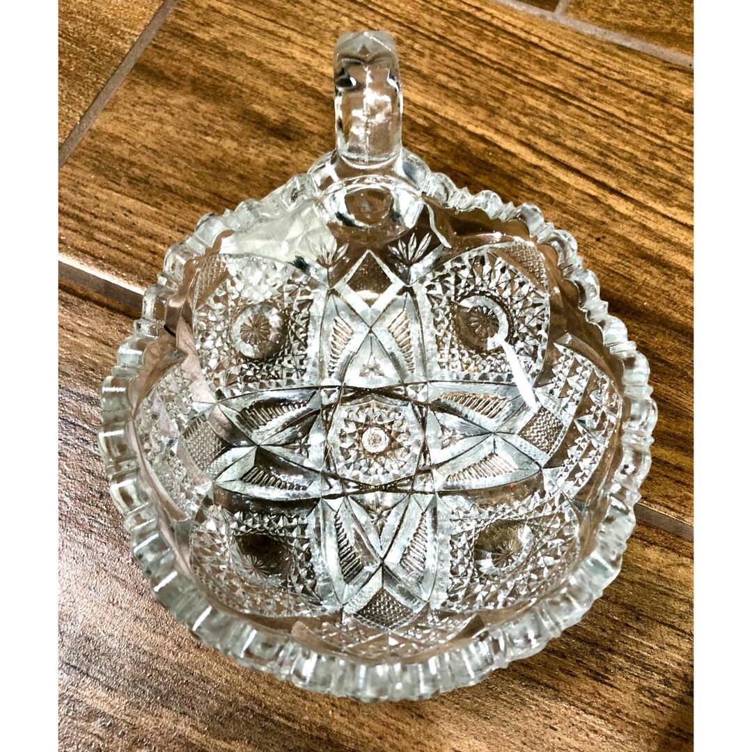 Crystal Cut Glass Relish Dish Candy Nuts Imperial Nutcut Gift - Etsy
