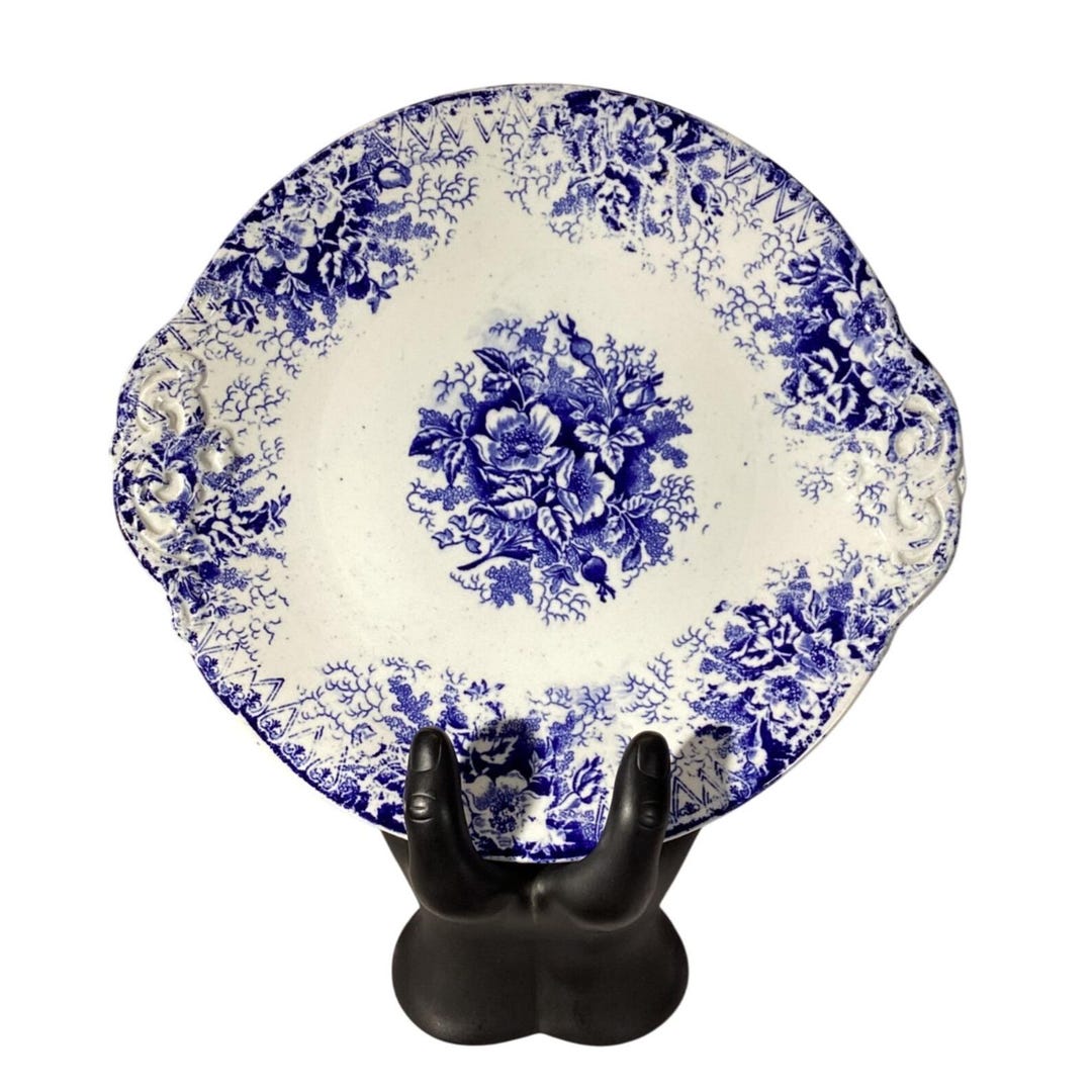 Antique Royal Bonn Blue & White Platter Tray Plate Germany - Etsy