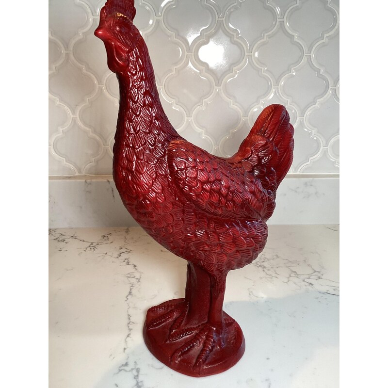 Rooster Statue - Etsy