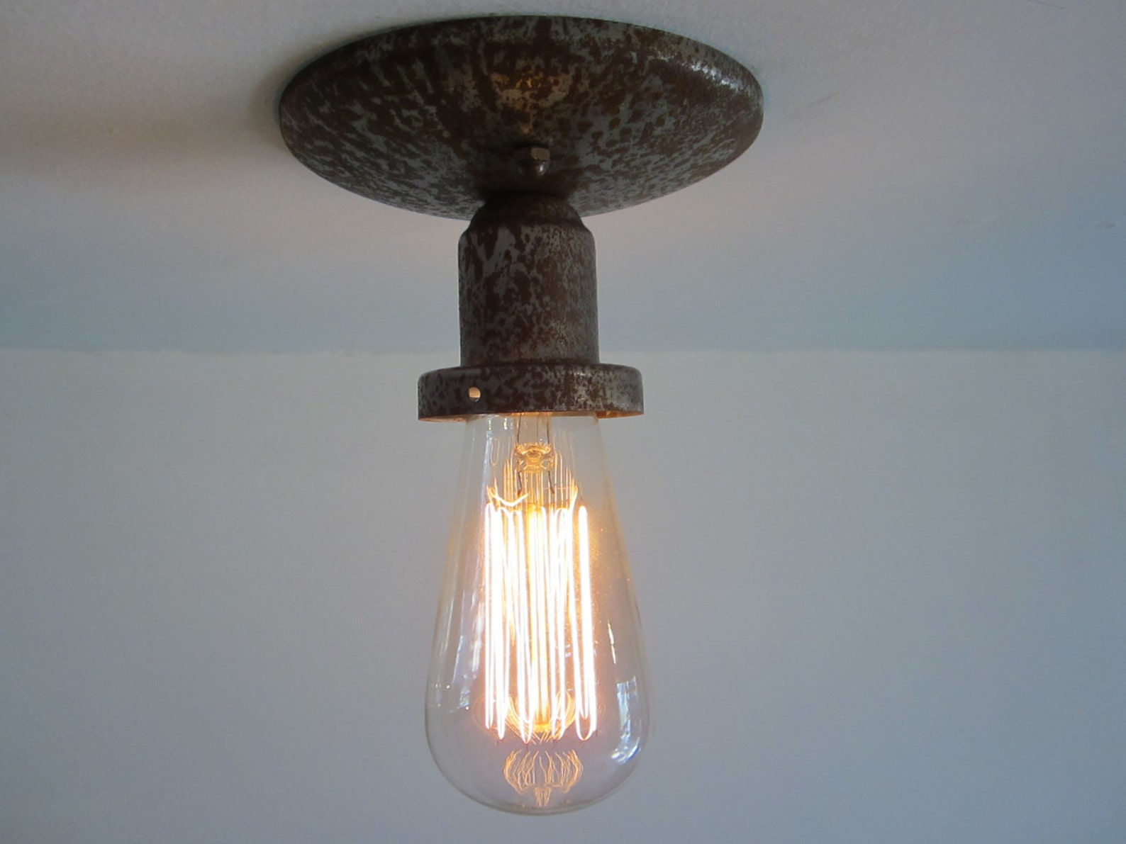 Flush Mount Ceiling Light or Wall Sconce the Waycaster Flushmount ...