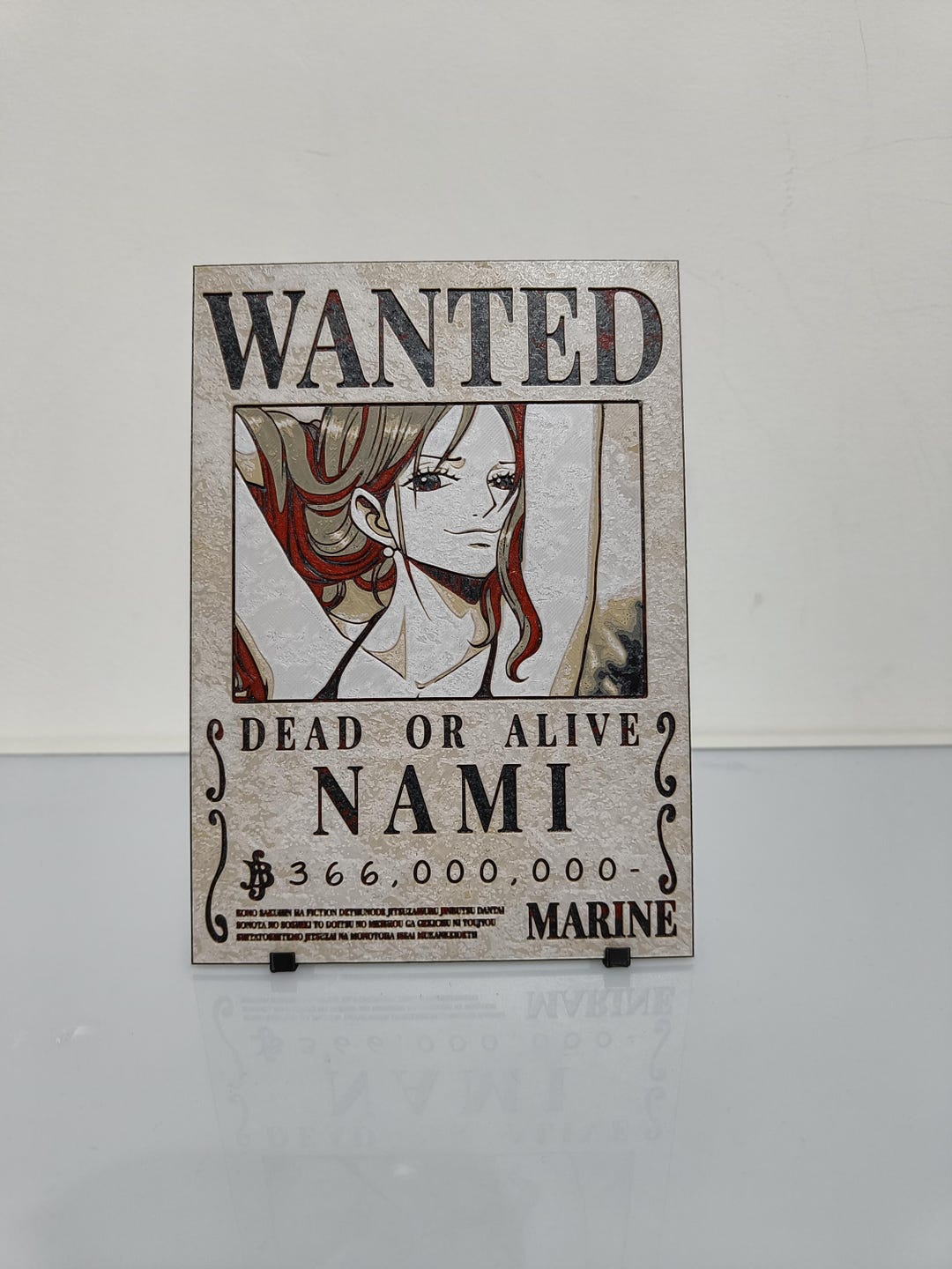 One Piece Wanted Poster 3D | Nami - Etsy