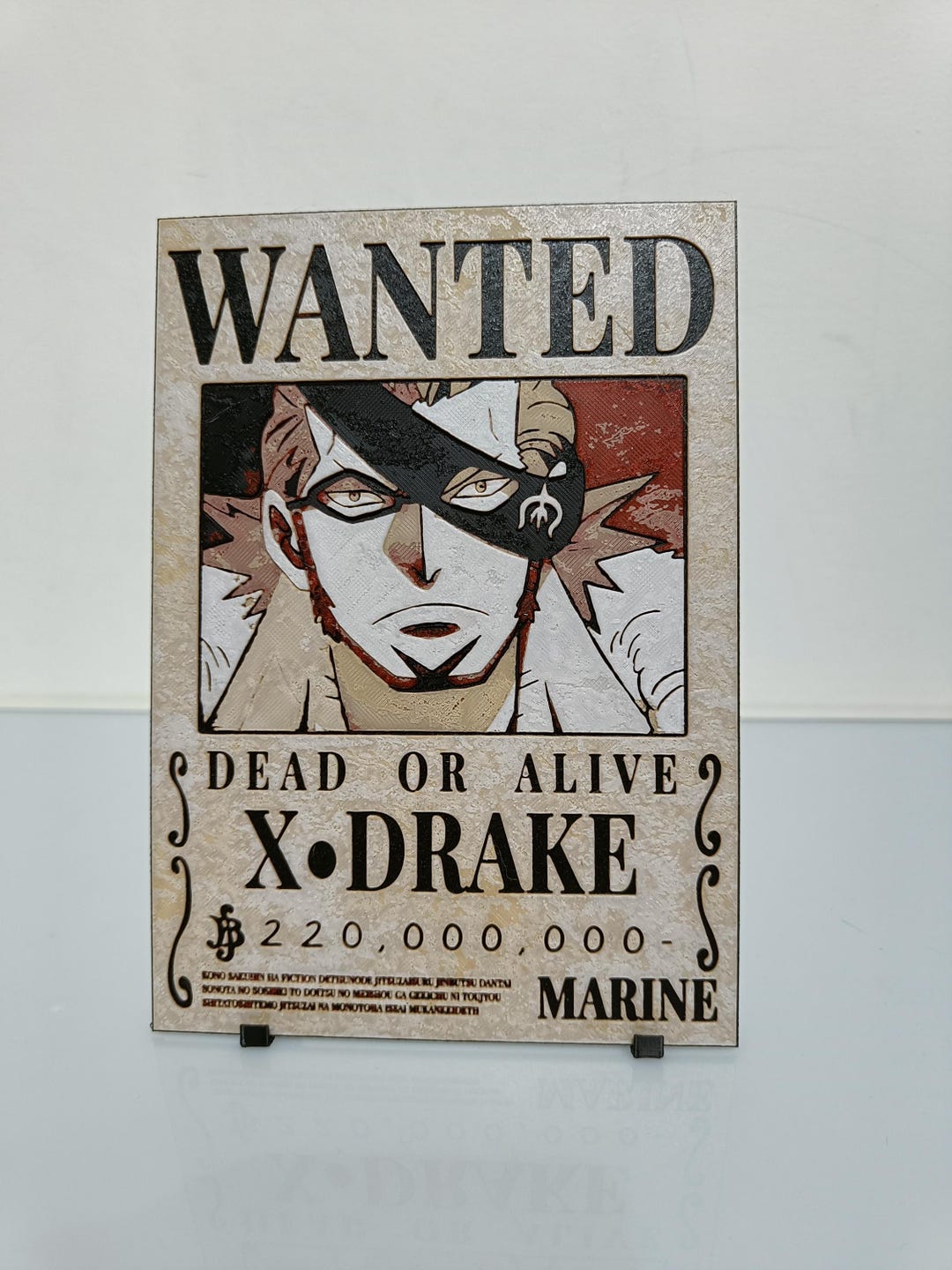 One Piece Wanted Poster 3D | X Drake - Etsy