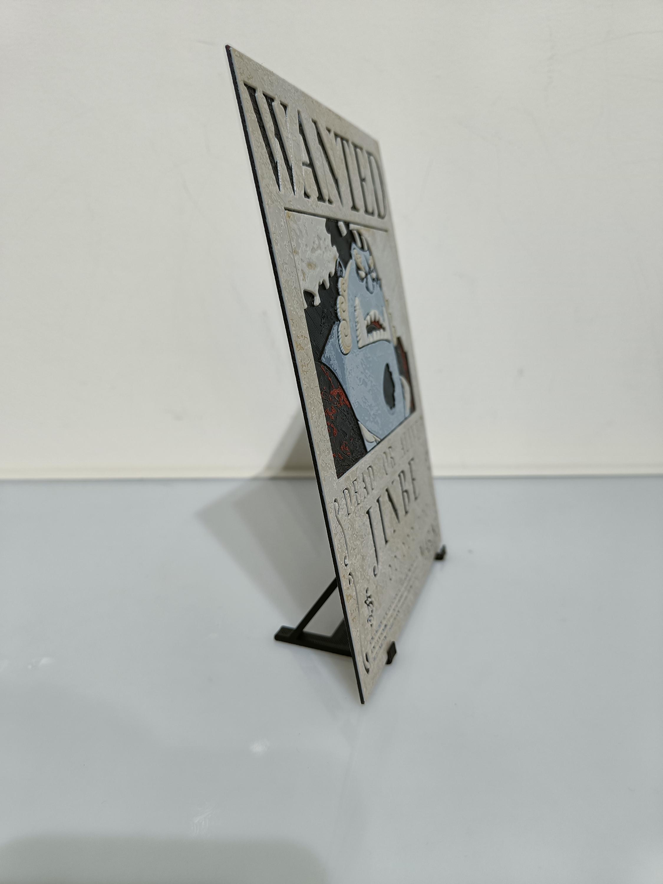 One Piece Wanted Poster 3D | Jimbe - Etsy