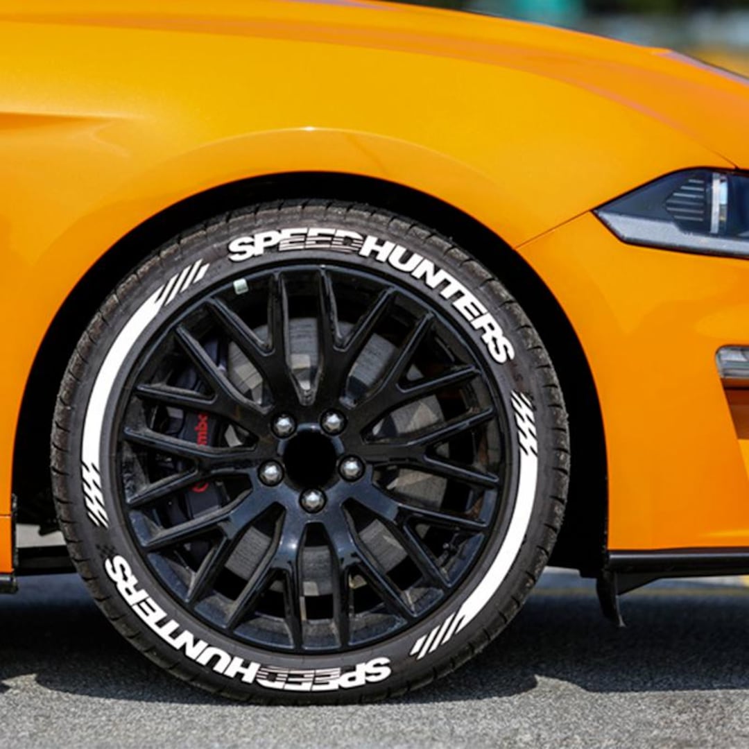 Speedhunters Permanent Tire Lettering Stickers 1.25" Letter for 14" to ...