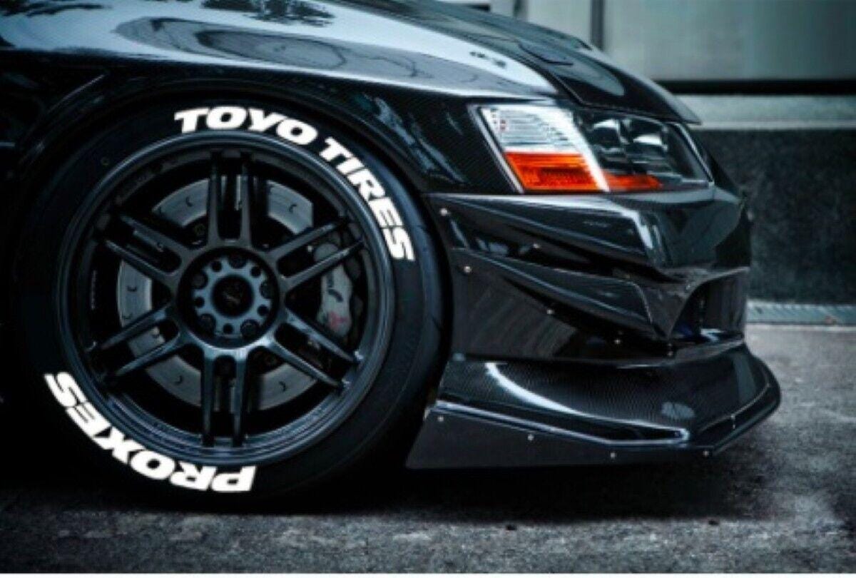 Toyo Tires Proxes Permanent Tire Lettering Stickers 1.25" Letter for 14 ...