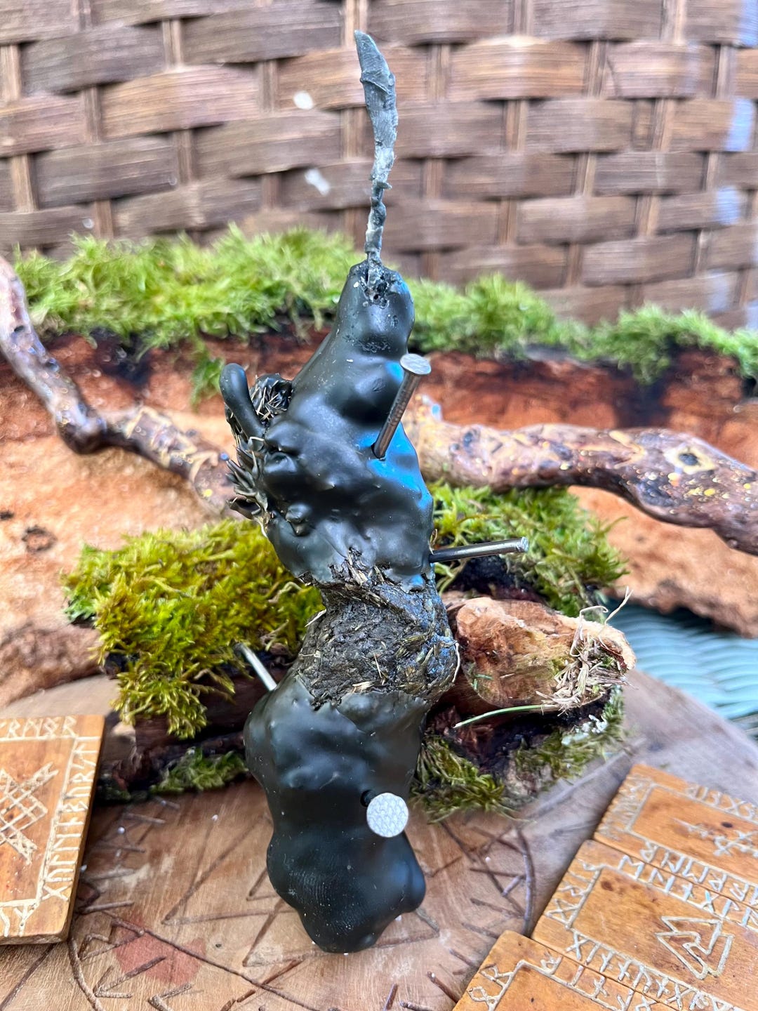 Candle Mullein Torch / Cleansing and Protection From Negativity/ Herbal ...