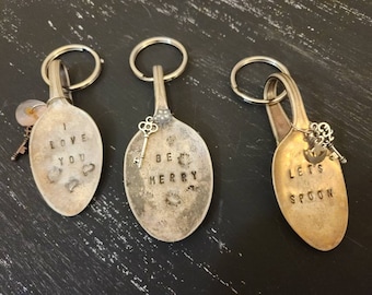 Spoon Keychain - Etsy
