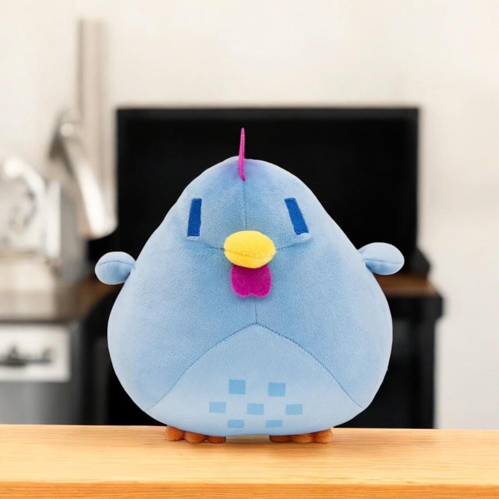 Stardew Valley Chicken Plush, Adorable Farm Animal Toy, Cute Stardew ...