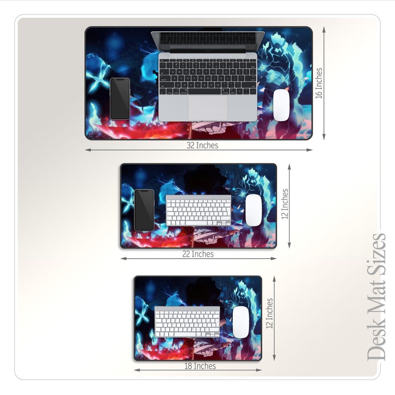 Solo Leveling Desk Mat, Sung Jin-woo Shadow Monarch Mousepad, MTG ...