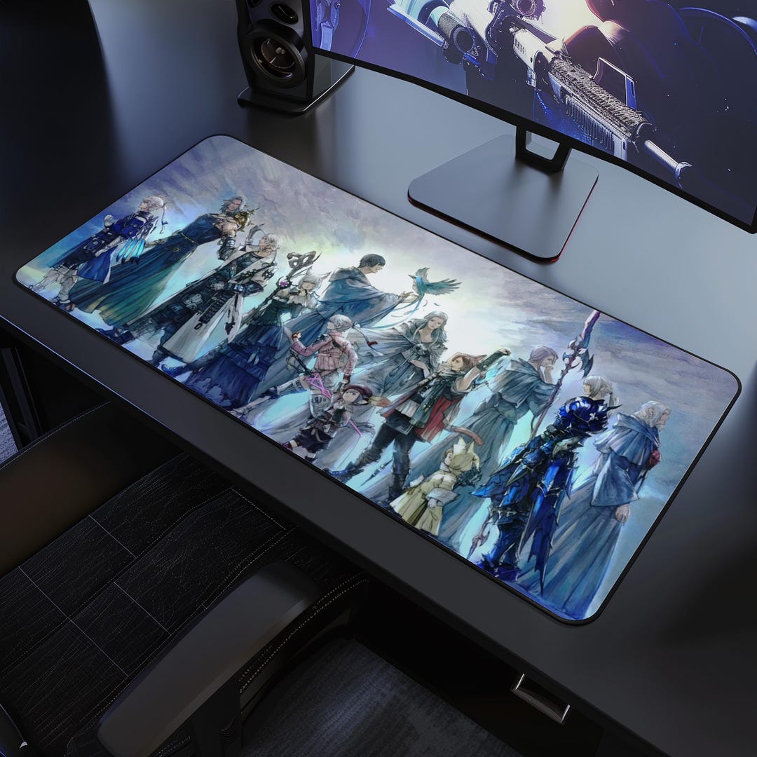 Endwalker Final Fantasy XIV Desk Mat, Hydaelyn & Zodiark Mousepad, MTG ...