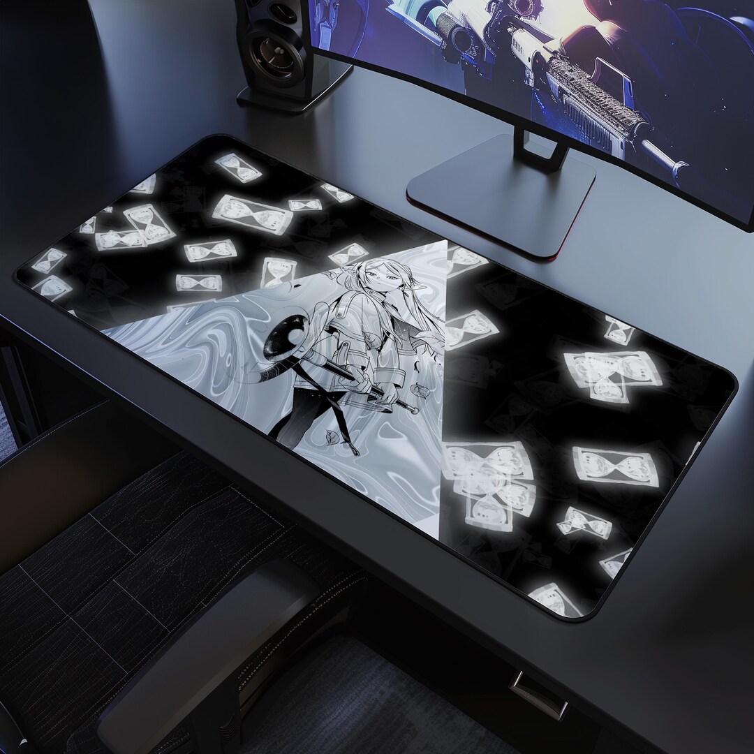 Frieren Desk Mat, Beyond Journeys End Mousepad, MTG Gaming Desk Mat ...