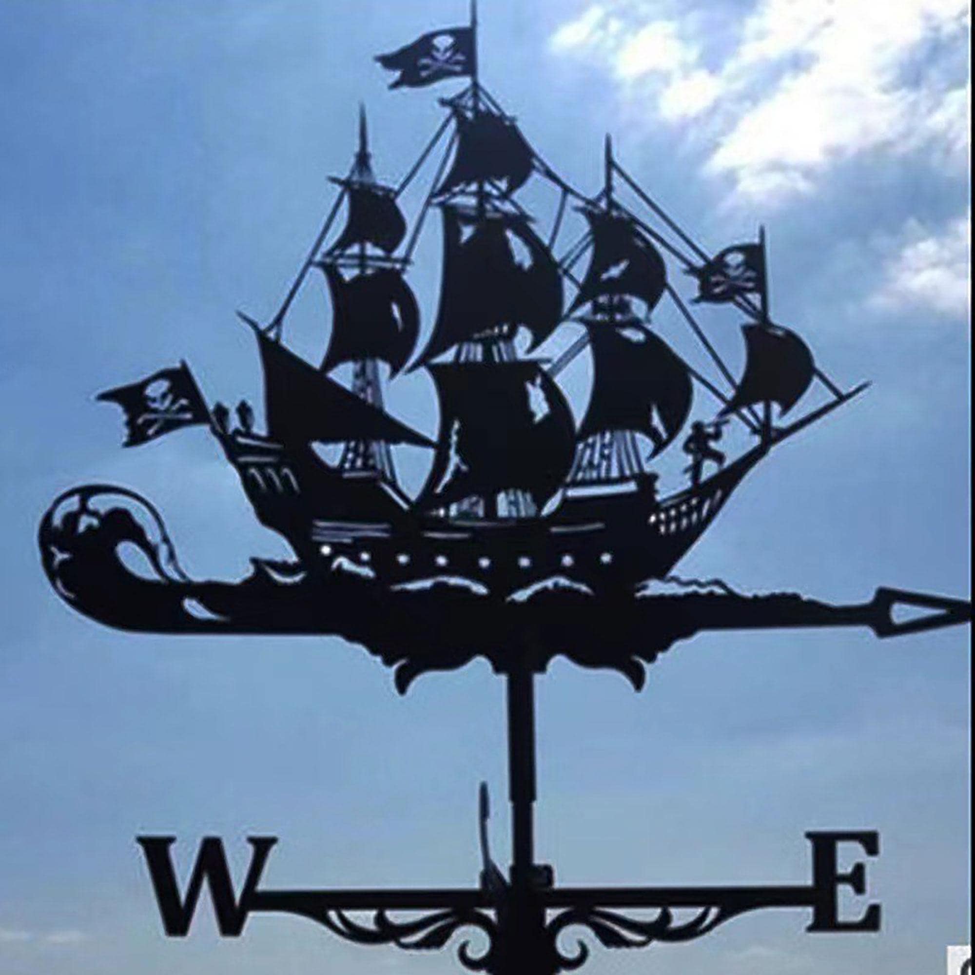 Handcrafted Stainless Steel Weather Vane - Rust-resistant Garden & Roof ...