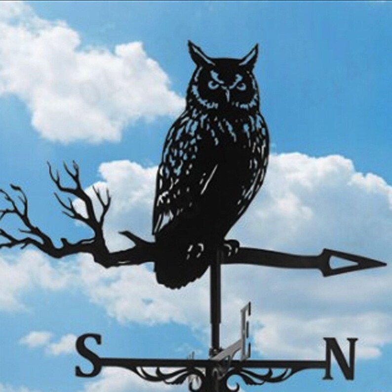 Handcrafted Stainless Steel Weather Vane - Rust-resistant Garden & Roof ...