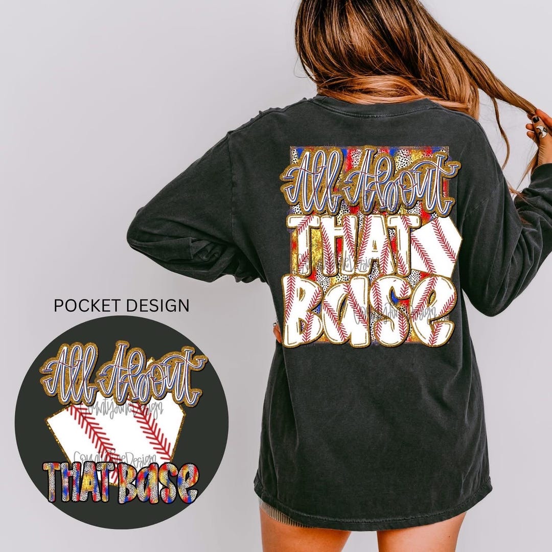 All About That Base Baseball PNG, Preppy Baseball PNG - Etsy
