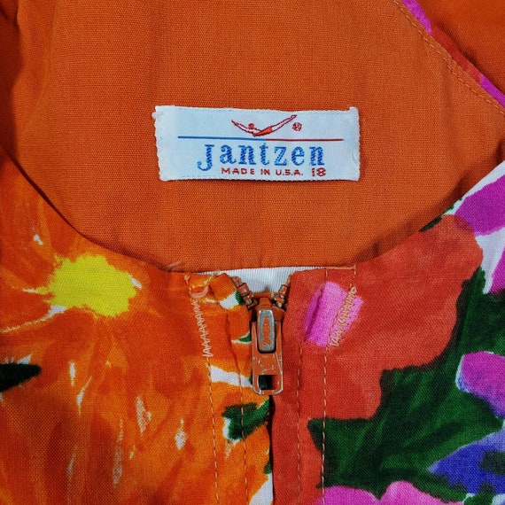 1960s Jantzen Swimsuit 42 Bust One Piece Bathing … Gem