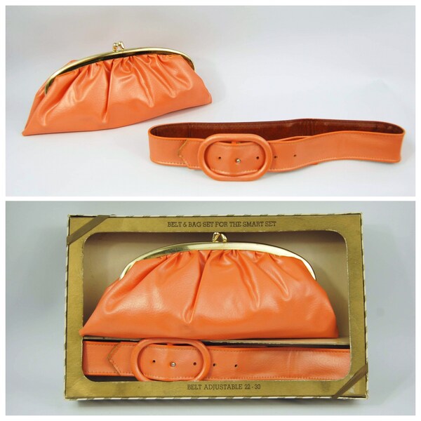 Orange Garter Set - Etsy